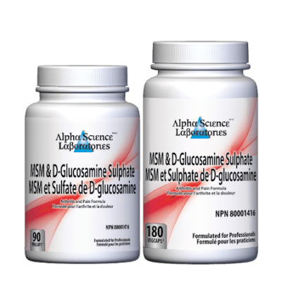 MSM & D-Glucosamine Sulphate | AlphaScienceLabs